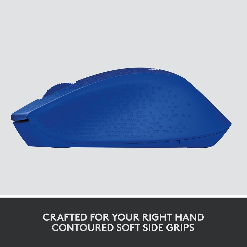 Logitech M330 SILENT PLUS Wireless Mouse - 1000 DPI, 2.4GHz, USB Nano Receiver, PC/Mac/Laptop ...