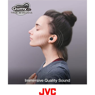 JVC Gumy Mini Earbuds - Wireless, Bluetooth 5.1, IPX4 Water Resistant ...