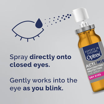 Optrex ActiMist Double Action Spray Dry Irritated Eyes 10ml | Gadcet UK