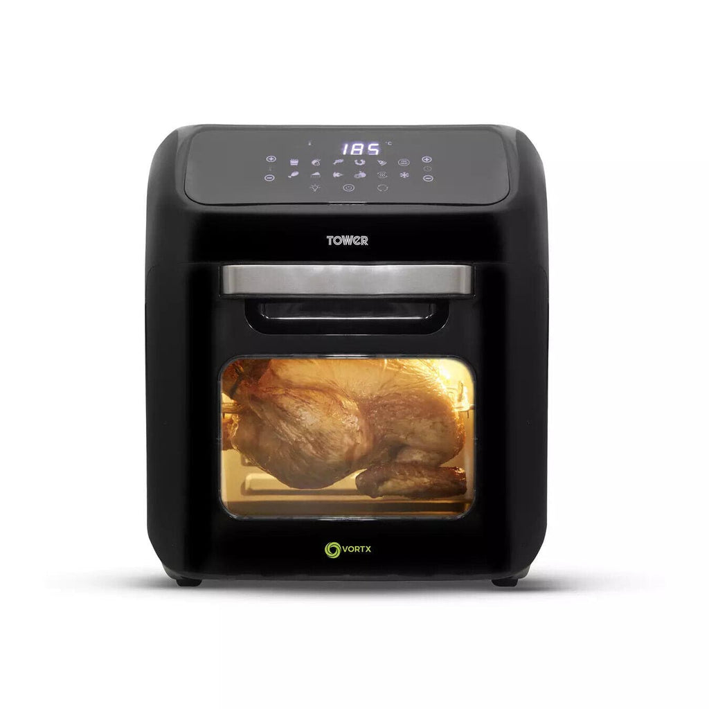Tower T17128 12 Litre Air Fryer Vortx Oven, Digital, Black | Gadcet UK