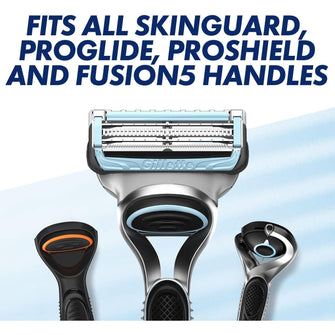 Gillette SkinGuard Sensitive Razor Blades Men, Pack of 8 Razor Blade ...